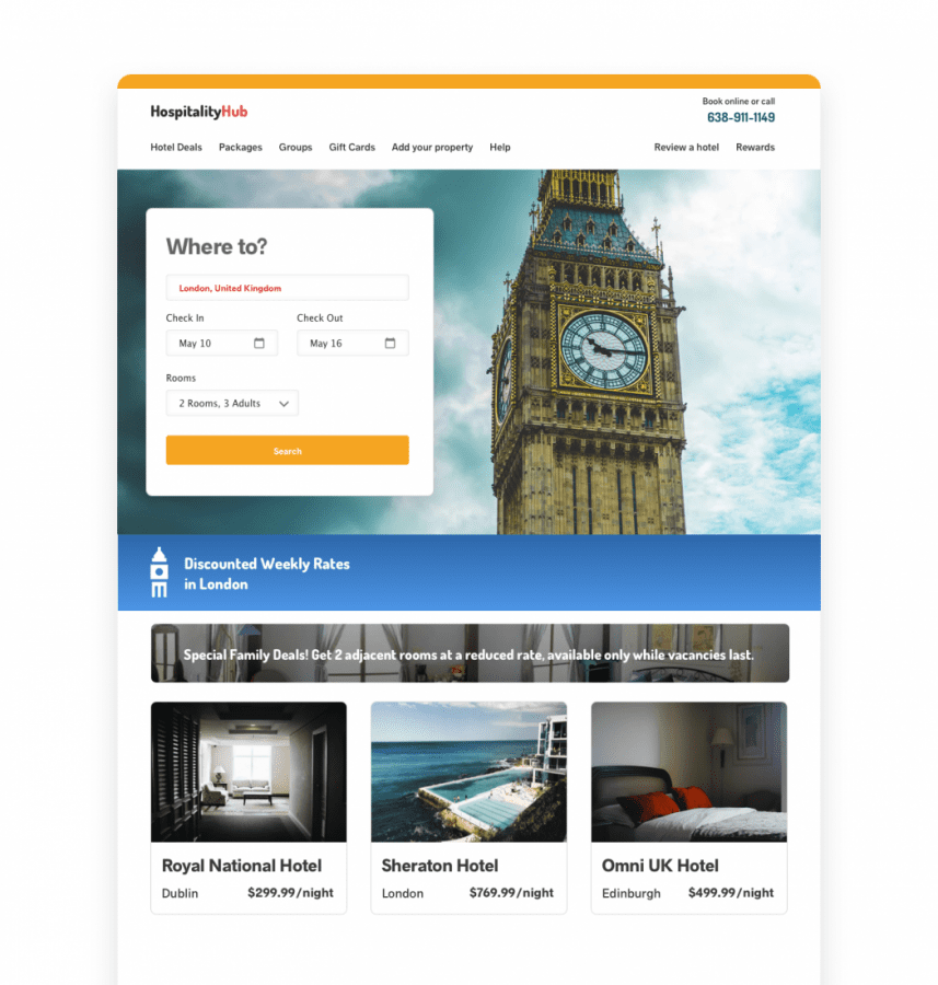 Personalization for Travel Sites – Personyze.com